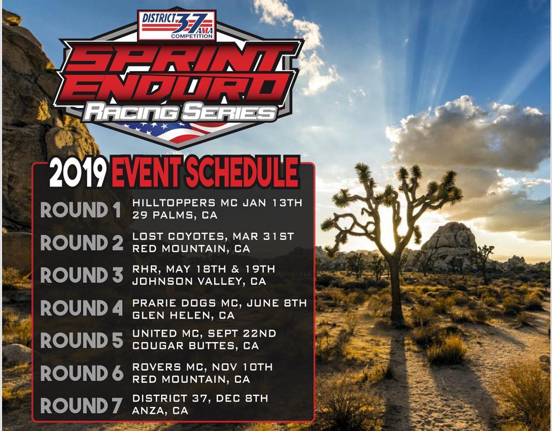 2019 AMA D37 Sprint Enduro Series - Off-Road Racing Events, Discussions ...