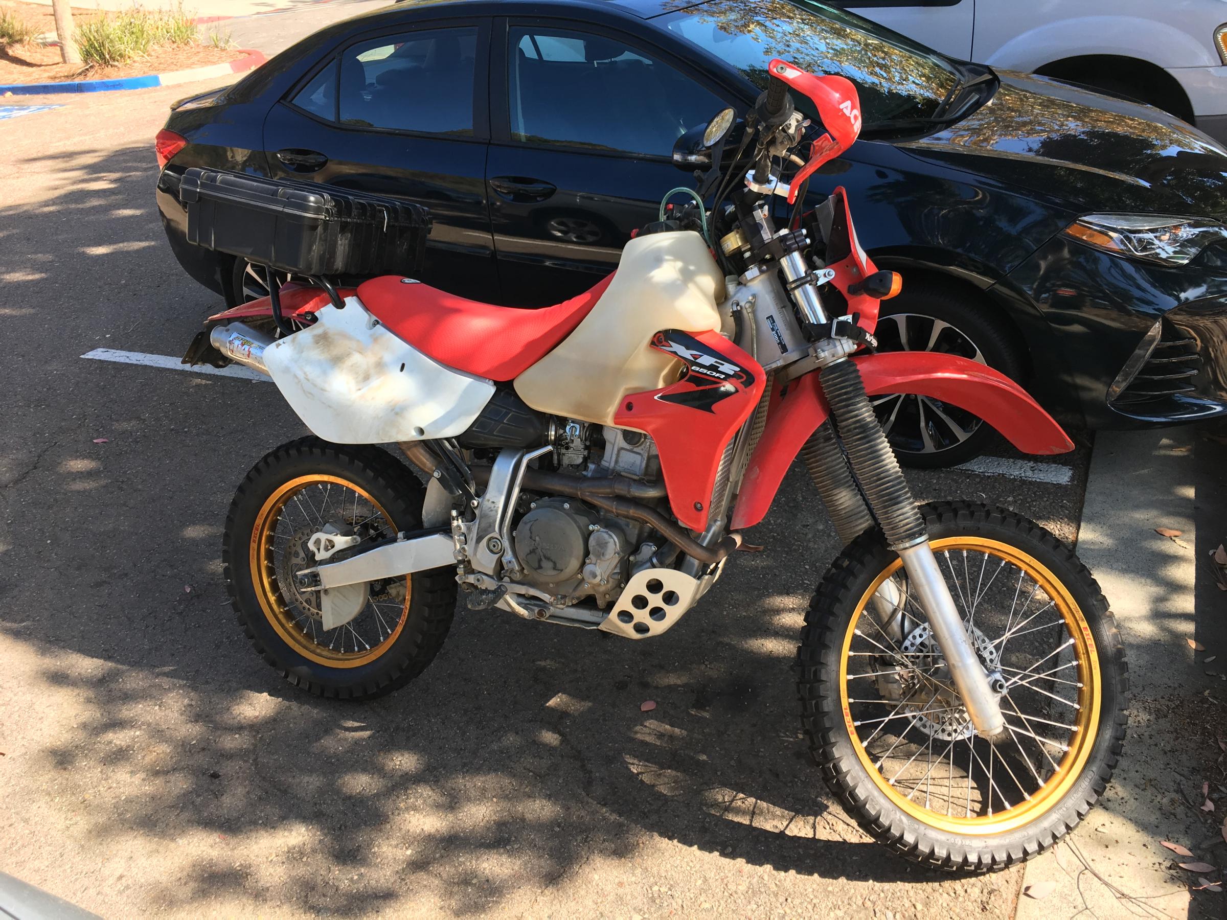 Just bought a plated xr650r - What Bike to Ride - San Diego Adventure ...